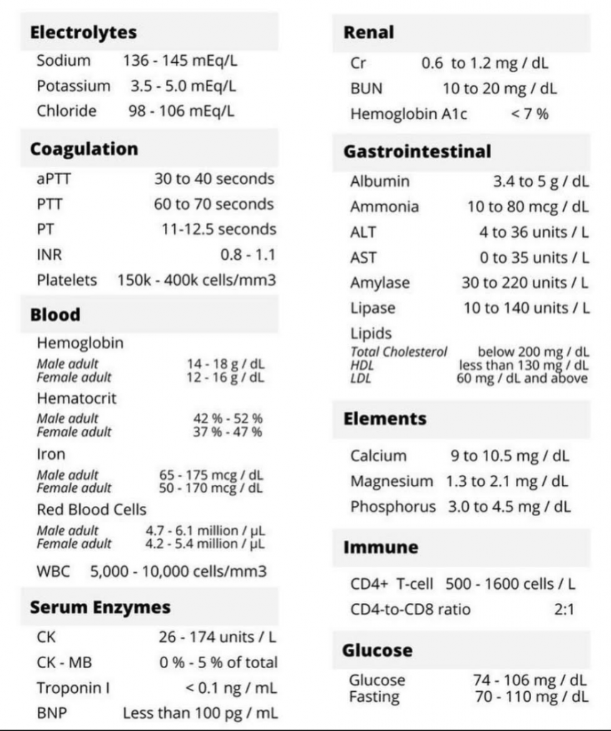 Numération-formule - Médecine Intégrée